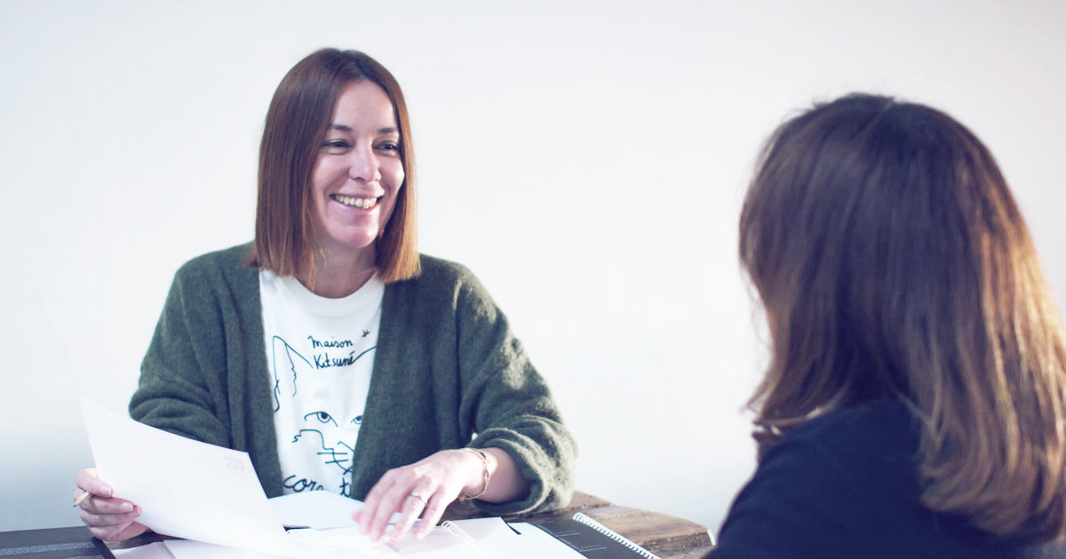 Karine, directrice artistique à l'agence Inoxia